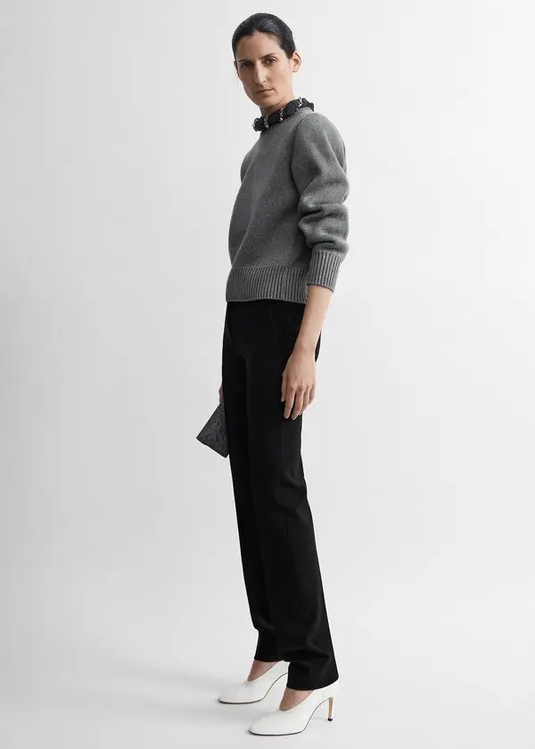 TOTEME Merino Cotton Crew Knit
