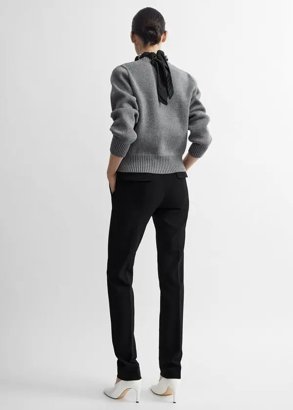 TOTEME Merino Cotton Crew Knit