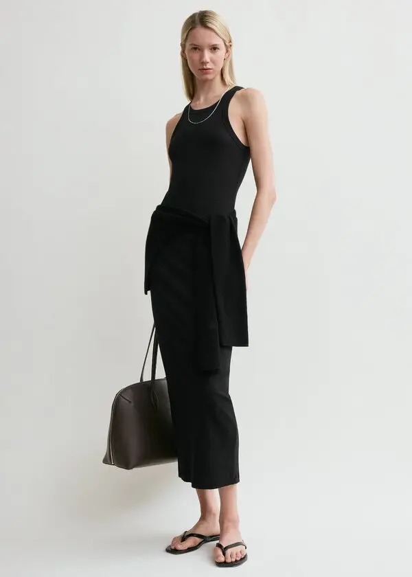 TOTEME Curved Rib Tank Dress