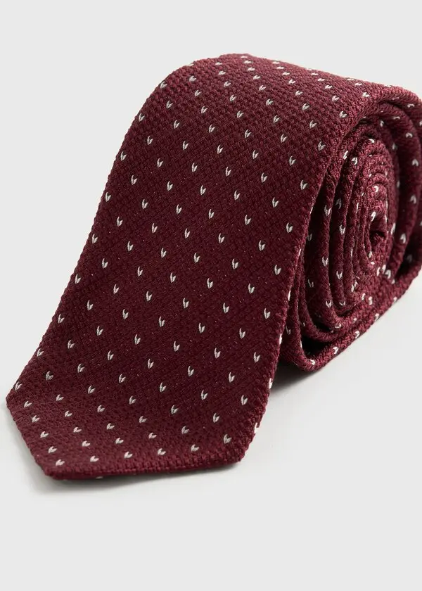 TOTEME Dot Tie Burgundy