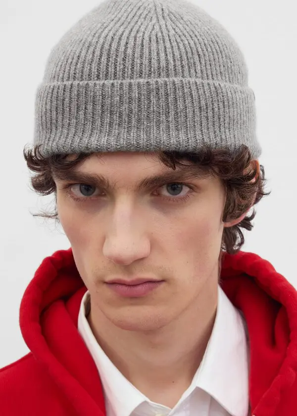 TOTEME Rib Cashmere Beanie Melange