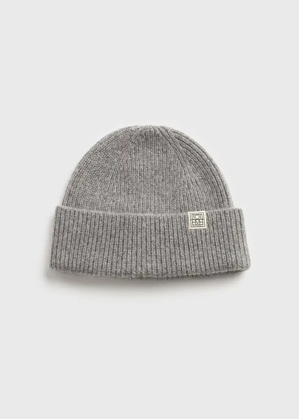 TOTEME Rib Cashmere Beanie Melange