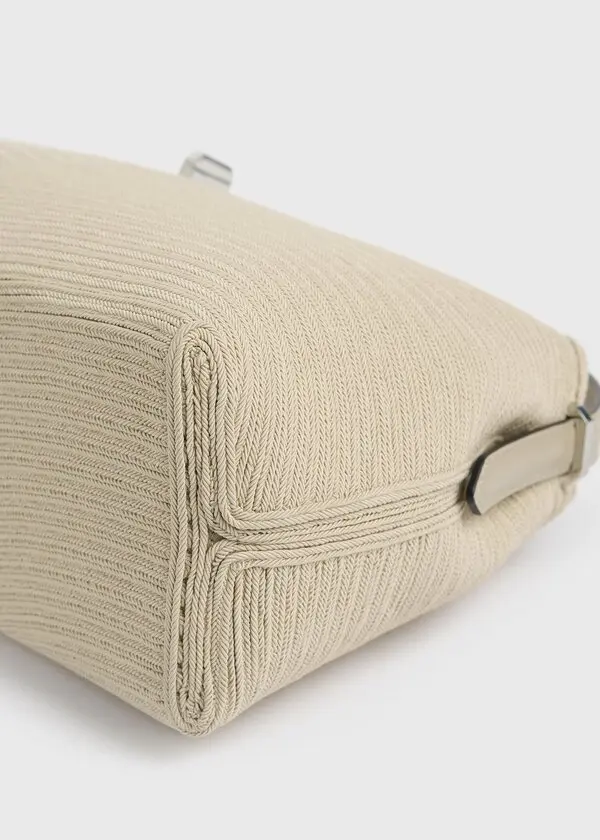 TOTEME T-lock Rope Top Handle Pearl - Creme