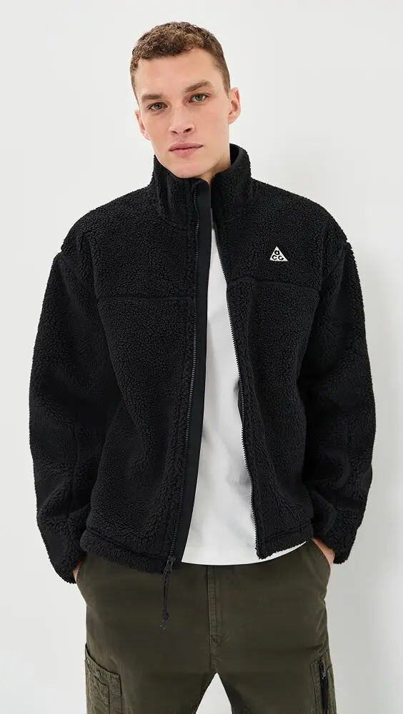 Nike Canwell Glacier Fleece Jacket - Black/black/summit White