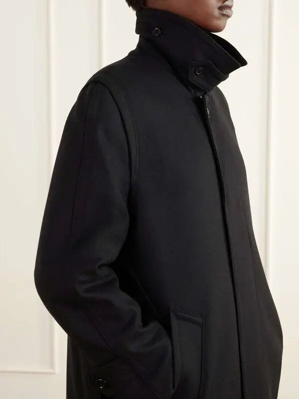 RIER Loden Felted Virgin Wool Coat