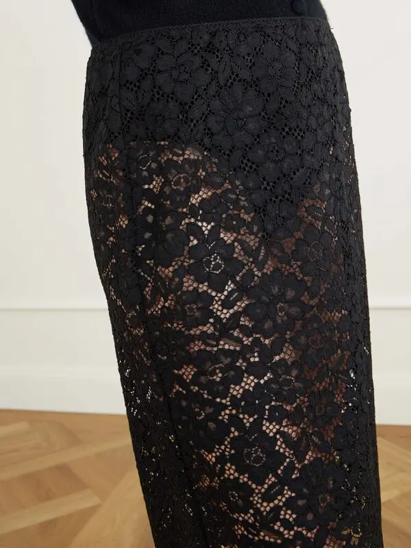 DÔEN Nandette Lace Midi Skirt