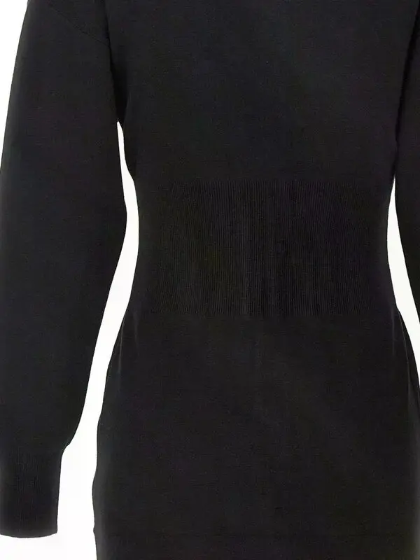 KAOS Button-up V-neck Midi Dress