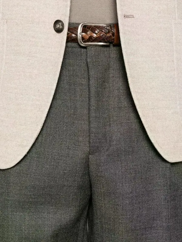 BRIGLIA 1949 Pleated-detail Wide-leg Trousers
