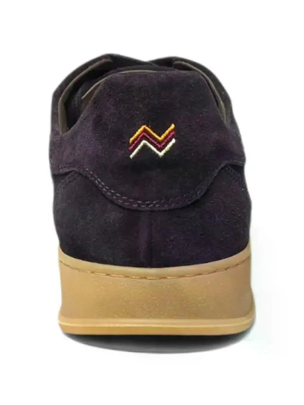 Missoni Zigzag-pattern Suede Sneakers - Purple