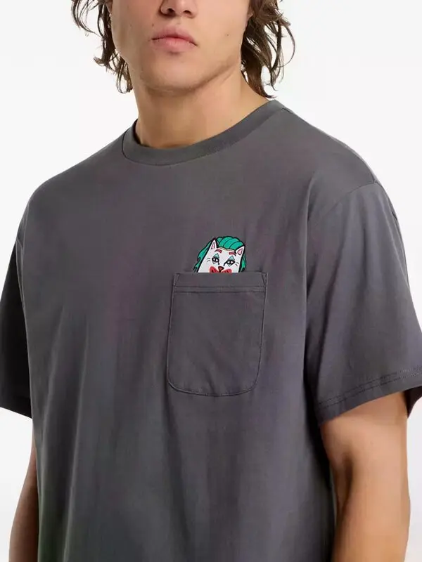 RIPNDIP Why So Nermal? Pocket T-shirt - Grey