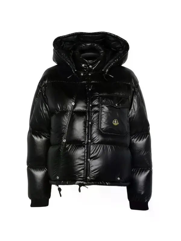 Moncler Karakorum Hooded Short Down Jacket - Black