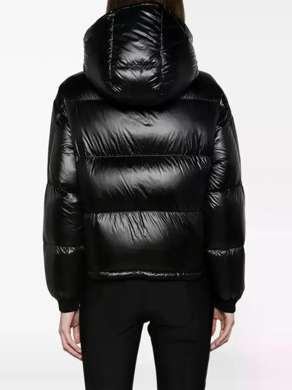 Moncler Karakorum Hooded Short Down Jacket - Black
