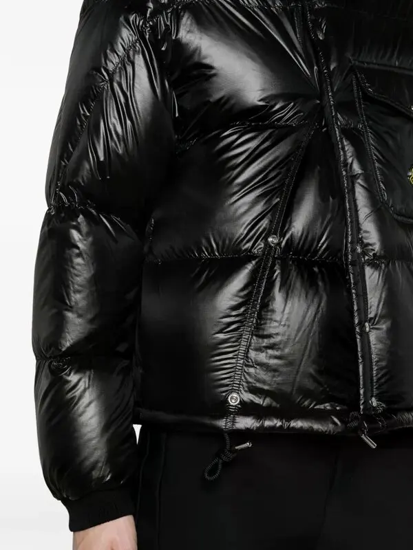 Moncler Karakorum Hooded Short Down Jacket - Black