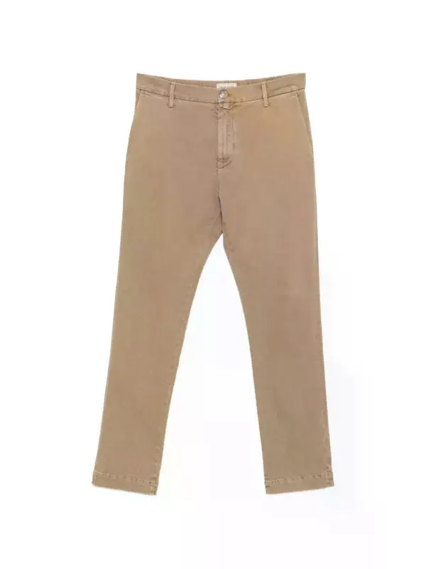 JACOB COHЁN Logo-patch Straight-leg Trousers
