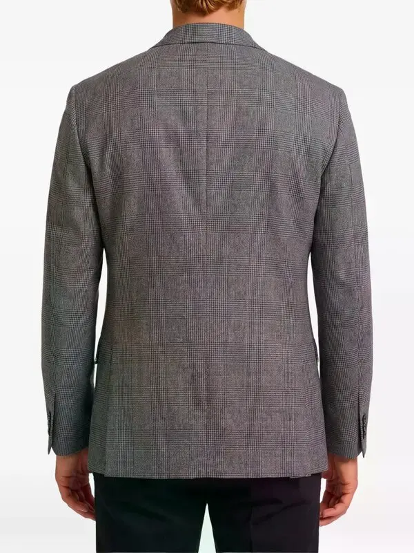 LARDINI Prince Of Wales Check Single-breasted Jacket