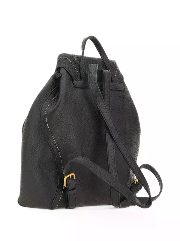 GIANNI CHIARINI Medium Violette Grained Bovine Leather Backpack
