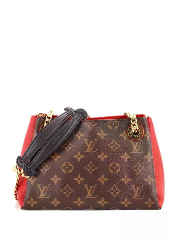 LOUIS VUITTON Surene Handbag Monogram Canvas With Leather Bb Shoulder Bag