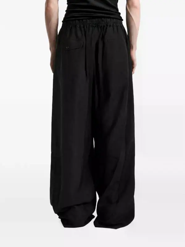 ANN DEMEULEMEESTER Eron Drawstring Wide-leg Trousers
