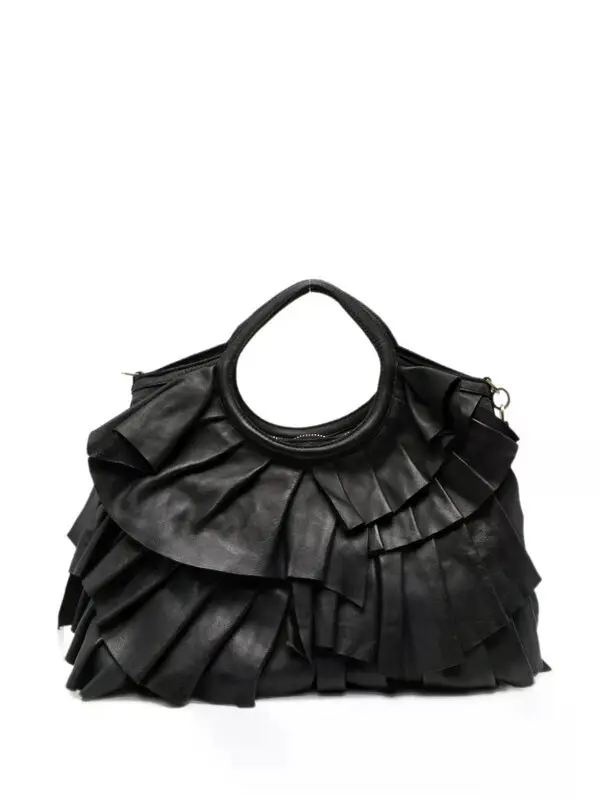 CATERINA LUCCHI Camilla L Ruffled Leather Shoulder Bag