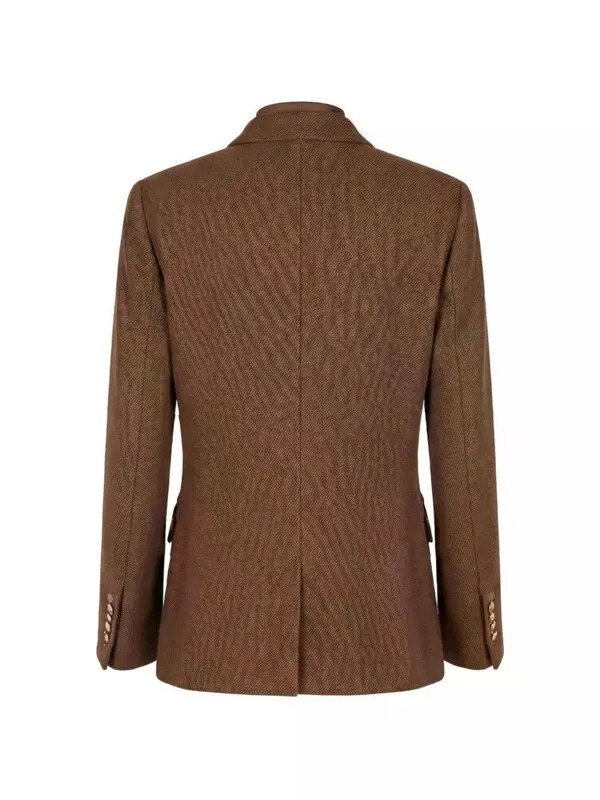 SAULINA Double-breasted Peaked-lapel Jacket
