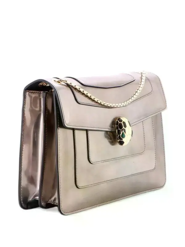 BVLGARI Serpenti Forever Leather Medium Shoulder Bag