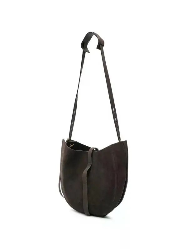 MINOBOSSI Lizzie Suede Shoulder Bag - Brown