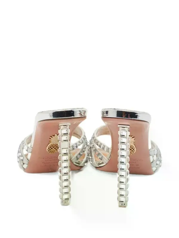 AQUAZZURA Rock Chic Patent-leather Sandals