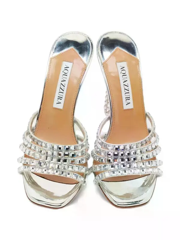 AQUAZZURA Rock Chic Patent-leather Sandals