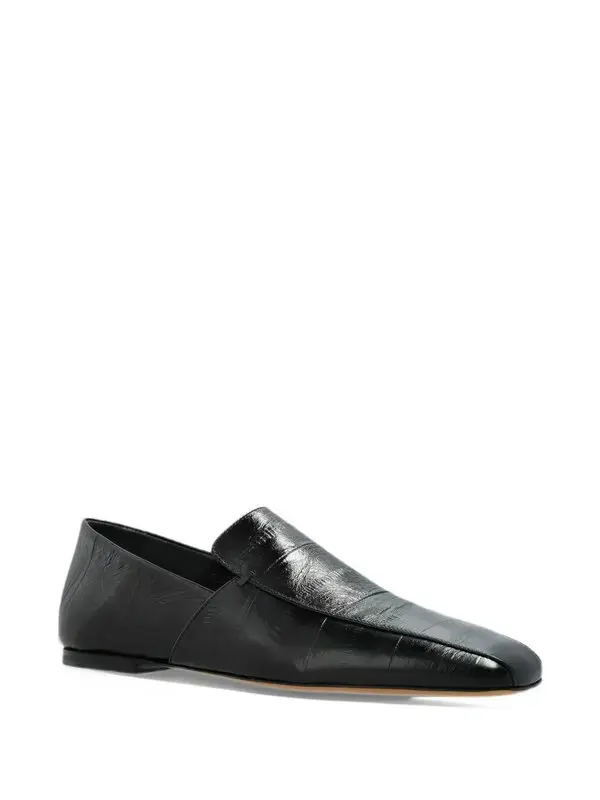 Yuzefi Sahra Eel-effect Leather Loafers