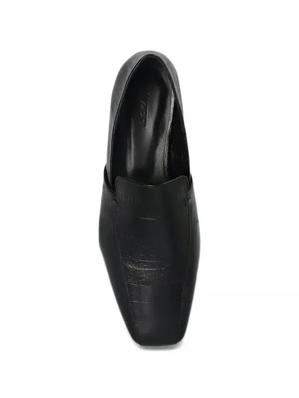 Yuzefi Sahra Eel-effect Leather Loafers