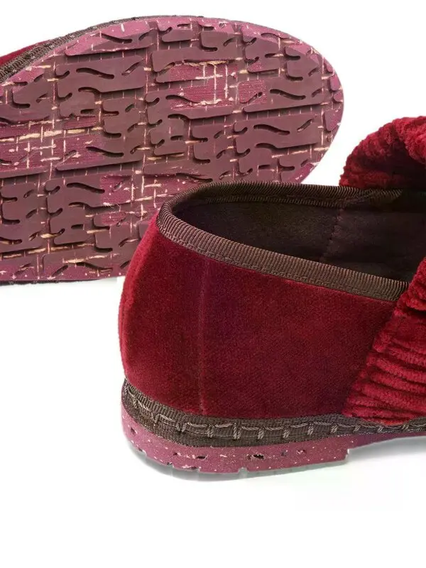 FLABELUS Mafalda Velvet Ballet Flats