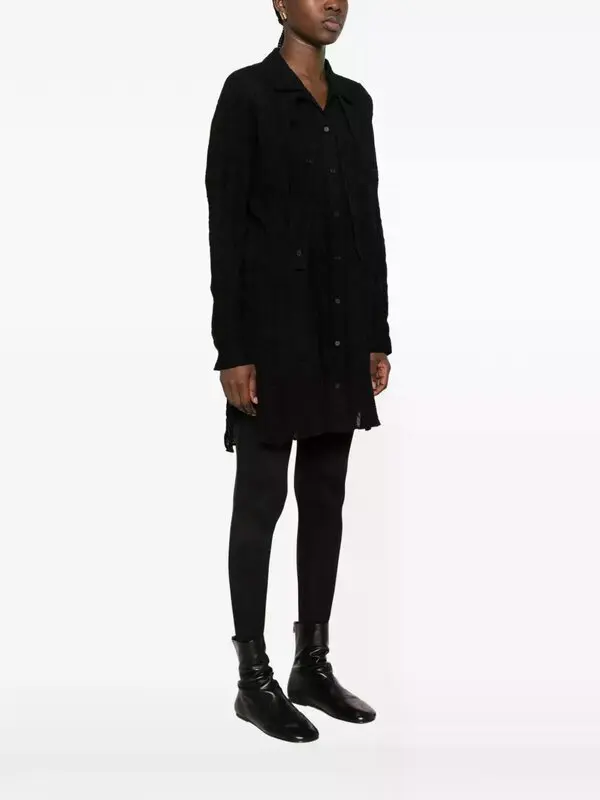 Yohji Yamamoto Embroidered Layered-detail Shirt