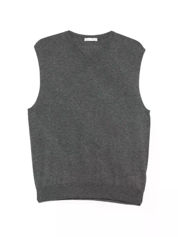 THE ROW Rune V-neck Vest - Grey