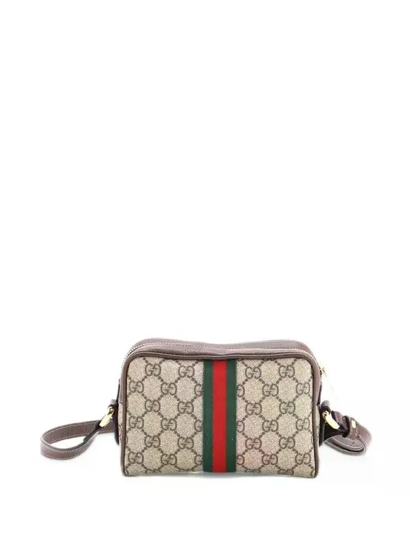 Gucci Ophidia Shoulder Bag Gg Coated Canvas Mini Crossbody Bag
