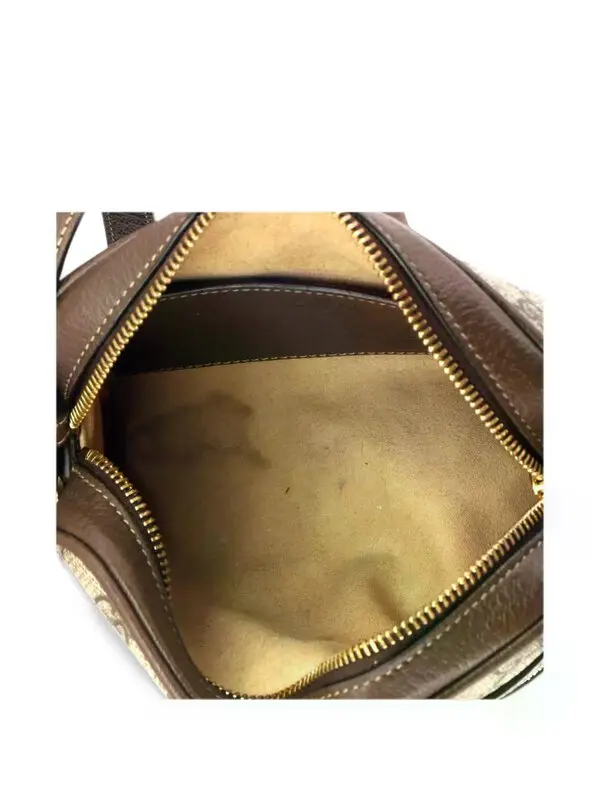 Gucci Ophidia Shoulder Bag Gg Coated Canvas Mini Crossbody Bag
