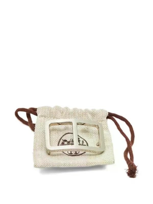 Hermès Domino Belt Buckle - Silver