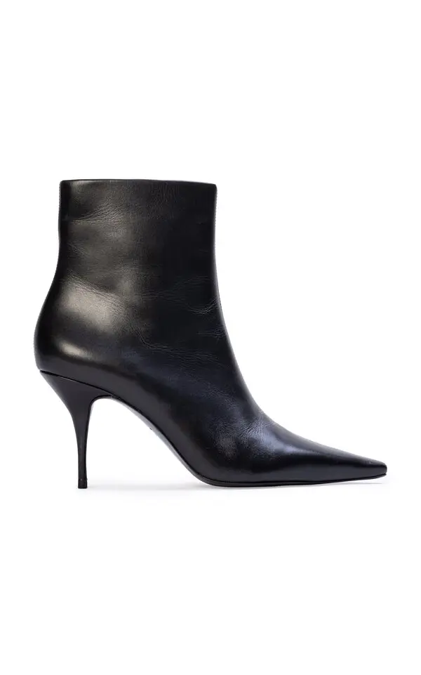 BLACK SUEDE STUDIO Lainey Leather Ankle Boots