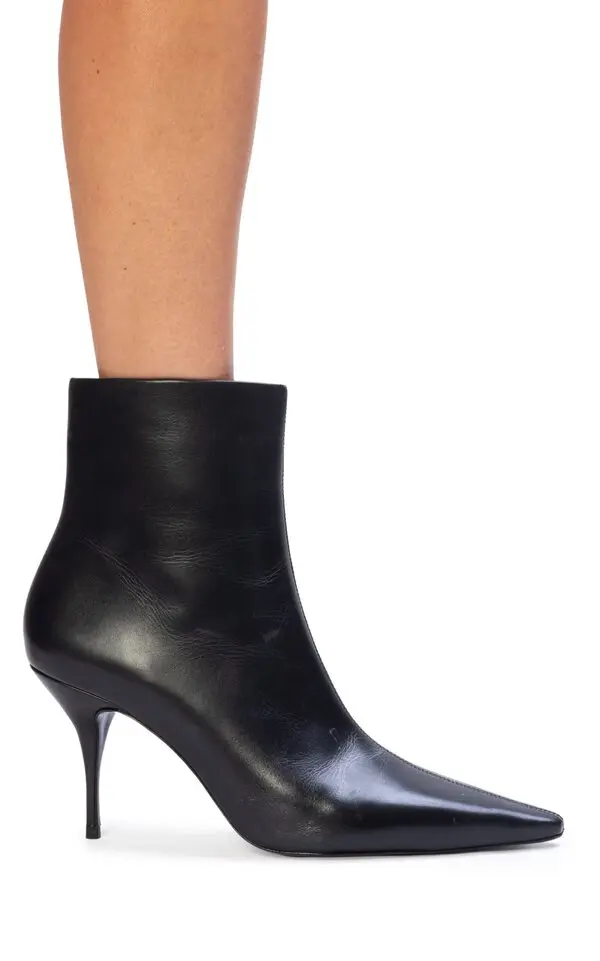 BLACK SUEDE STUDIO Lainey Leather Ankle Boots