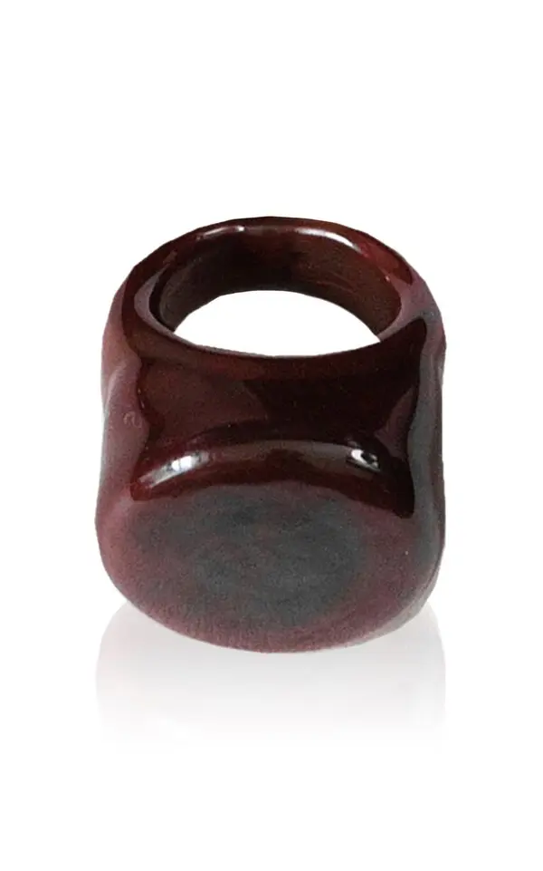 SHANNON BOND Tobacco Lalique Ring
