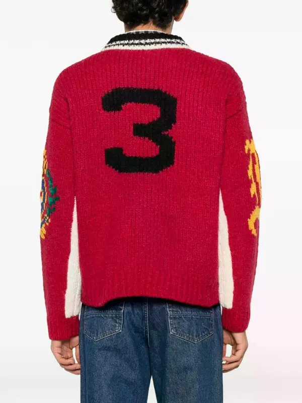 Polo Ralph Lauren Logo-intarsia Ribbed-knit Polo Shirt