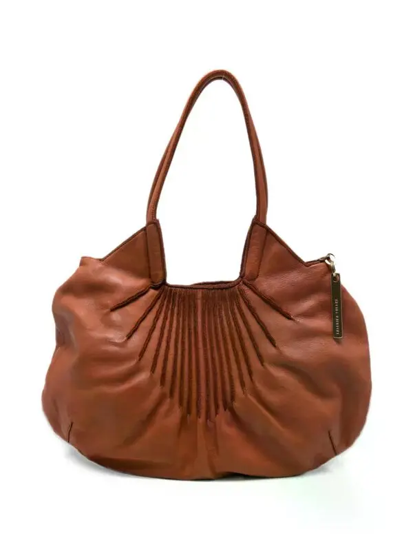 CATERINA LUCCHI Ornella Pleated Leather Shoulder Bag