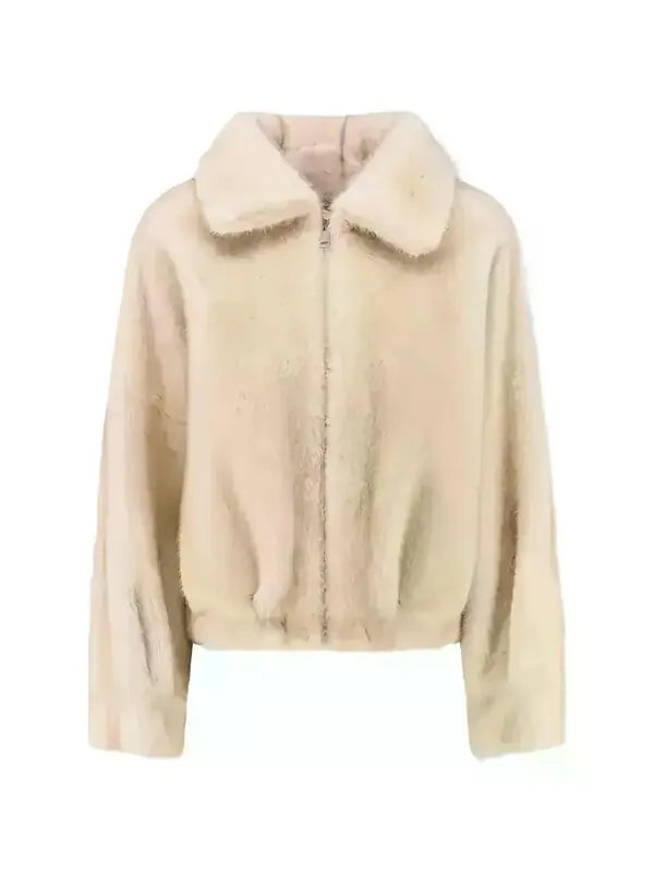 VALENTINI 1972 Faux-fur Zip-up Jacket