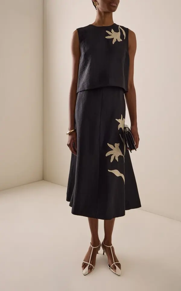 BY MALENE BIRGER Valentina Matelassé Cropped Top