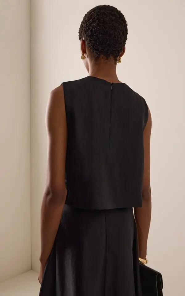 BY MALENE BIRGER Valentina Matelassé Cropped Top