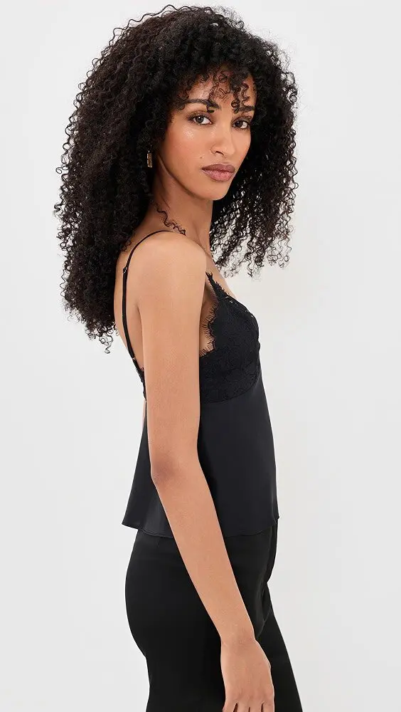 REFORMATION Blythe Silk Top
