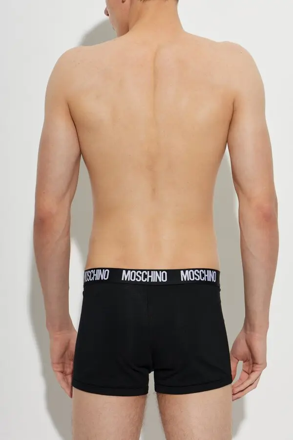 Moschino Logo Boxer Brief Two-pack