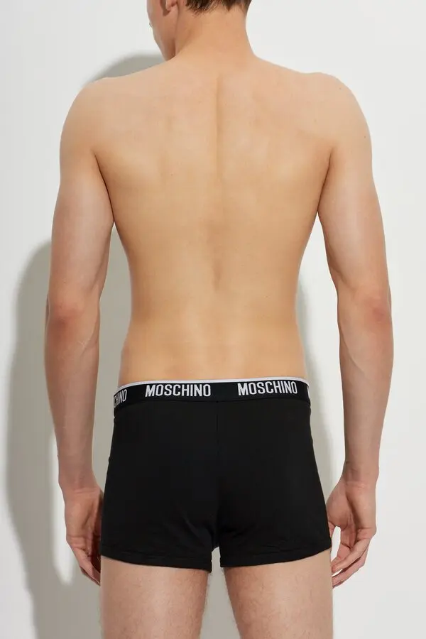 Moschino Triple Pack Boxer Briefs With Logo