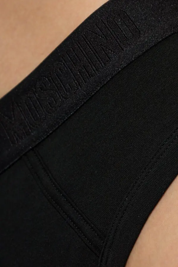 Moschino Logo Briefs Two-pack