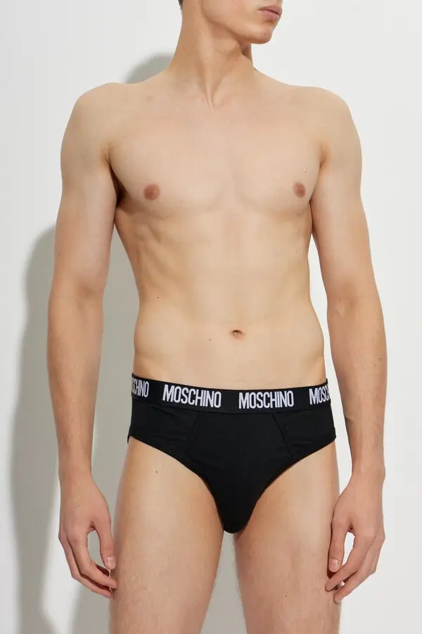 Moschino Two-pack Logo Briefs
