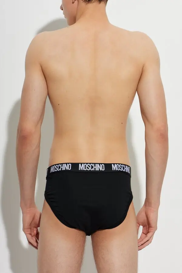 Moschino Two-pack Logo Briefs